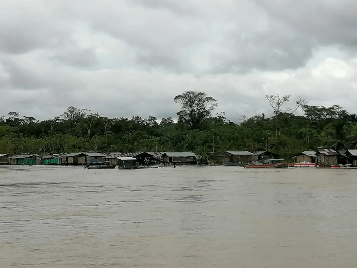 Se desbordó el río Dubaza en el municipio de alto Baudó en Chocó - Konuco